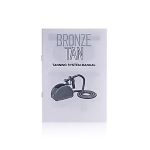 Bronze Tan Professional Spray Tanning Essentials Kit - Includes Machine, Quick-Setup Tent, Spray Tan Feet Pads, Hair Nets, Nose Plugs, Undergarments- Ideal for Salon & Home Use