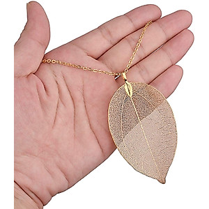 LENOOCLE Long Necklace for Women Tassel Pendant Necklace Leaf Necklace Leopard Print Leather Y Shape Lariat Sweater Necklace Set