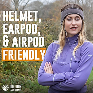 OutdoorEssentials Ear Warmer Headband for Women - Winter Ear Muffs, Running Ear Warmer - Sports Fleece Headbands for Women