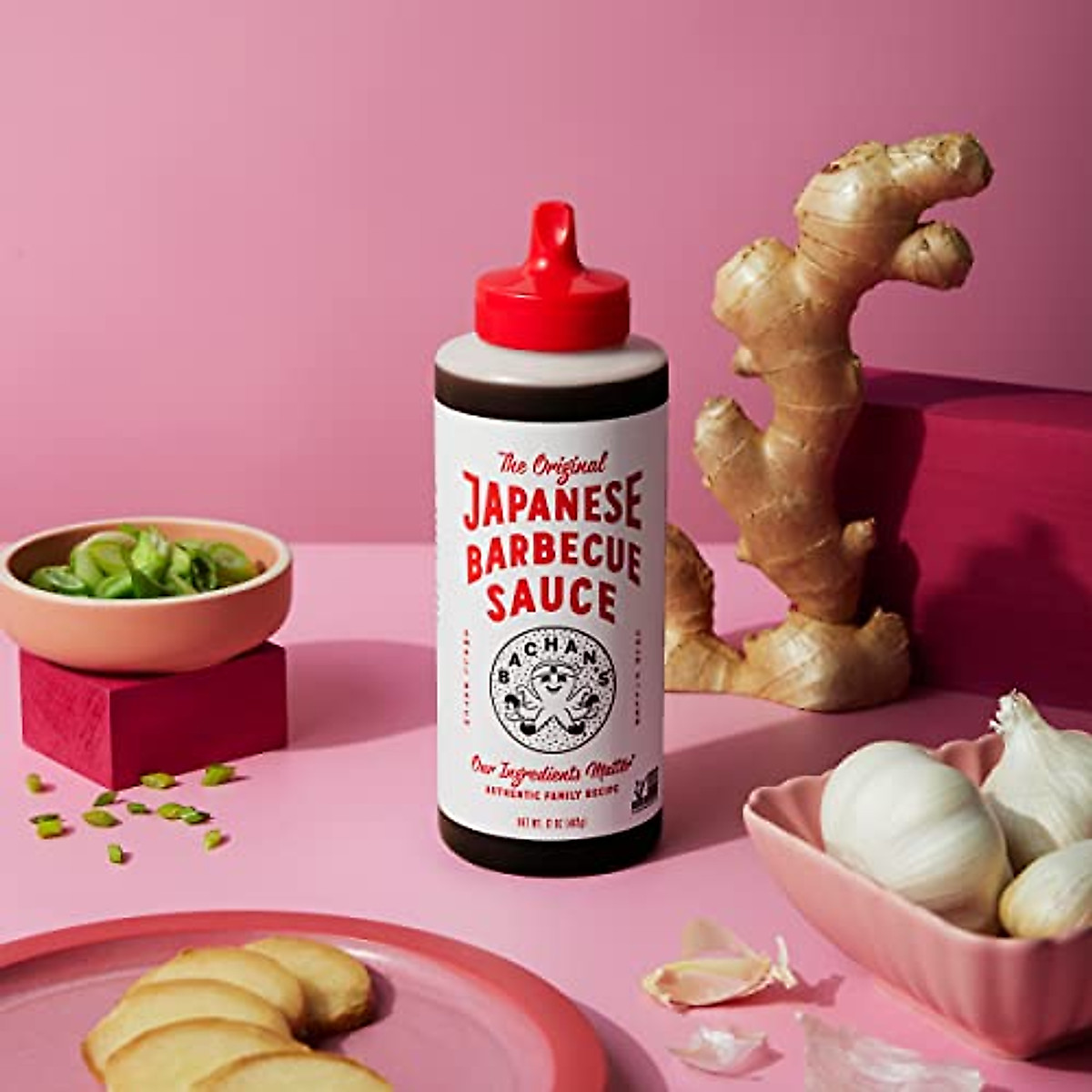 Bachan's Japanese Barbecue Sauce, Original, 17 Oz, Non GMO, No Preservatives, Vegan, BPA free, BBQ Sauce for Chicken, Beef, Pork, Noodles, and More