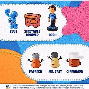 P.M.I. Blue's Clues Toppers for Kids | 12 Topper Blue’s Clues Toys in 1 Pack | Collect All 12 Blue Clues Toys/Mini Toys | Kids’ Toys & Blues Clues Birthday Party Supplies (D)