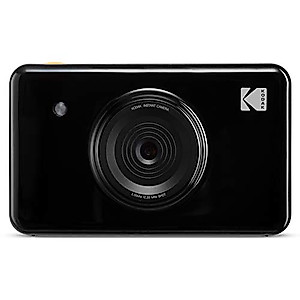 Kodak Mini shot 2 in 1 Wireless Instant Digital Camera and Social Media Portable Photo PRINTER, LCD Display, Premium quality Full Color prints, Compatible w/iOS and Android (Black)