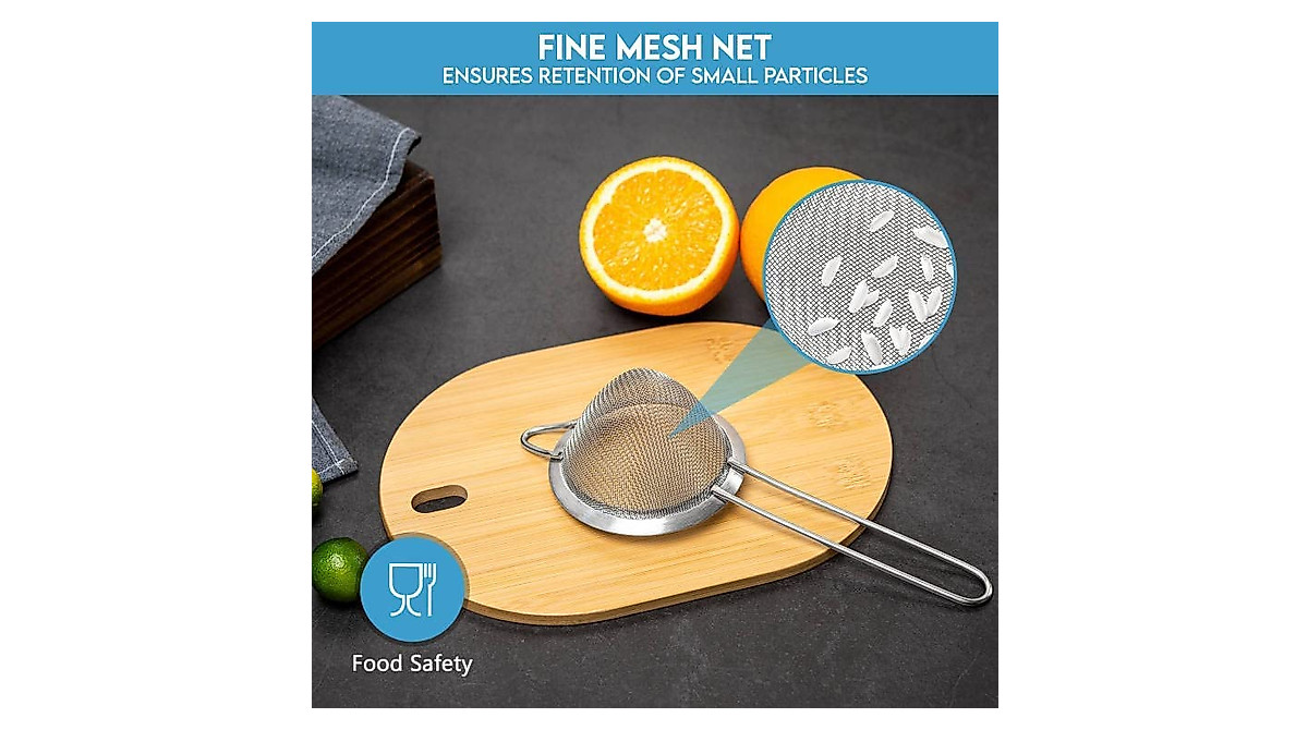 Kafoor Fine Mesh Strainer - Versatile & Durable Kitchen Tool