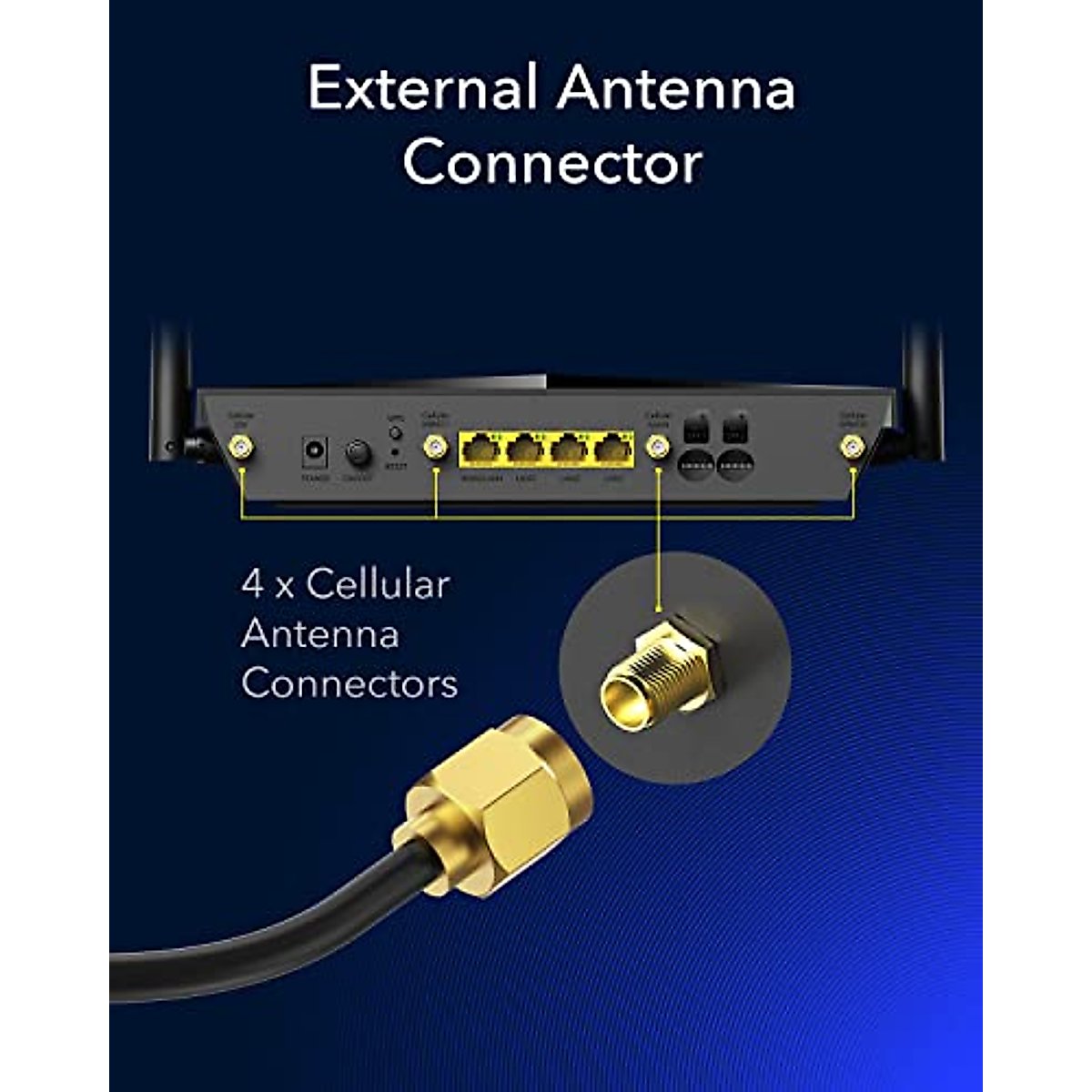 Cudy New 4G LTE Cat 6 WiFi Router, Qualcomm Chipset, LTE Modem Router, Dual SIM 4G Cellular Router, AC1200 Dual Band WiFi, 4 Gigabit Ports, OpenVPN, WireGuard, Band Lock, TTL, at Command