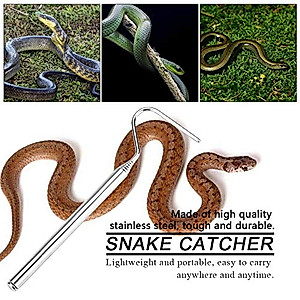 Labuduo Reptile Capture Hook, Extensible Reptile Catcher, Stainless ...