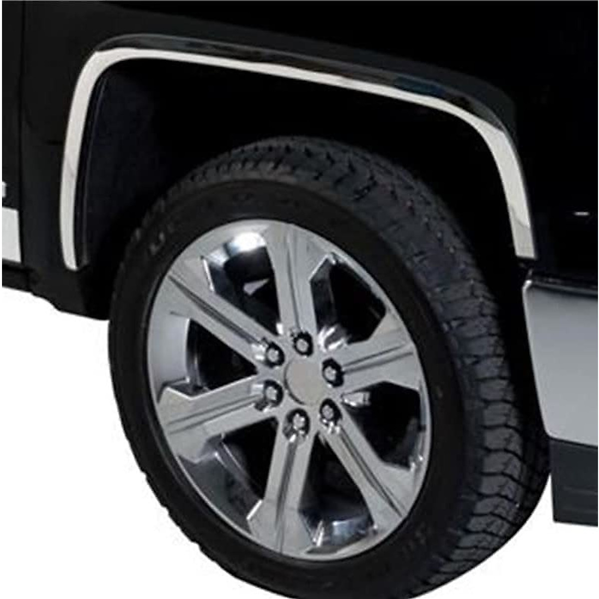Putco 97319 Stainless Steel Full Fender Trim Kit for Cadillac Escalade - 6 Pieces