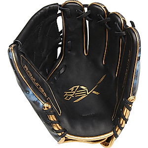Rawlings | REV1X Baseball Glove | Right Hand Throw | 11.75" - Two-Piece Solid Web | Black