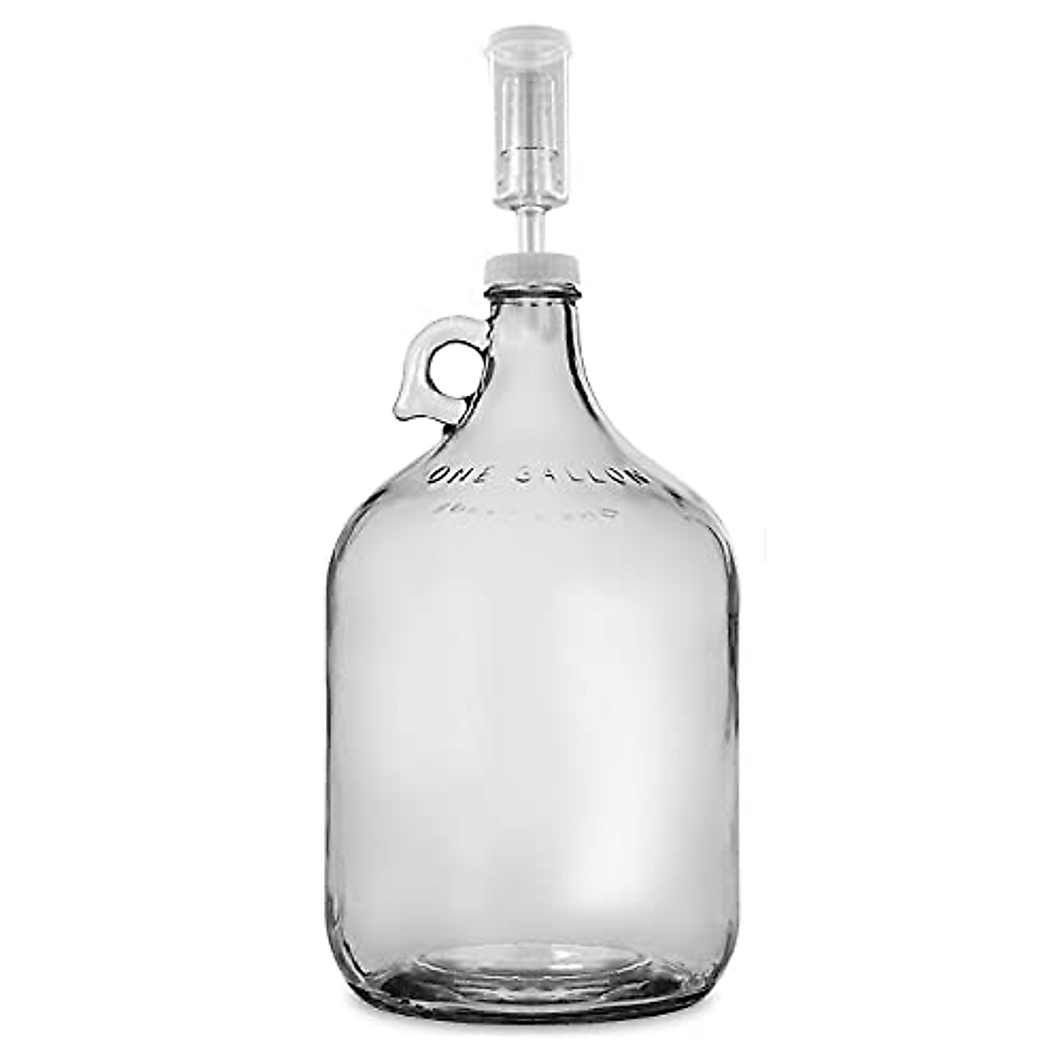 FastRack Glass Wine Fermenter Includes Airlock, 1 gallon Capacity, clear (B00BEYREIW), 1 Count (Pack of 1)