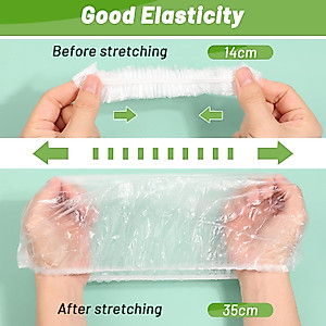 300Pcs Reusable Elastic Food Bowl Storage Covers, Sublaga Bowl Covers, Dish Plate Covers, Alternative to foil, Plastic Wrap,BPA Free