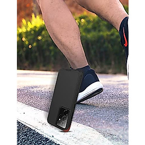 MXX Case Compatible with Galaxy S21 Ultra, 3-Layer Super Full Heavy Duty Body Bumper Cover/Shock Protection/Dust Proof, Designed for Samsung Galaxy S21 Ultra 5g (6.8 Inch) 2021 - (Black)