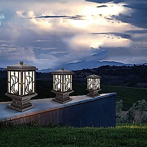 BDRPZX European Wall Light,Pillar Lamp Outdoor Garden Lamp Home Waterproof European Villa Door Wall Lamp,E27 Decoration Illumination Energy Saving Post Lamp Patio Porch Street Lantern Headlight