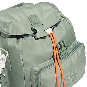 adidas Originals Micro 3.0 Mini Backpack, Silver Green/Semi Impact Orange, One Size