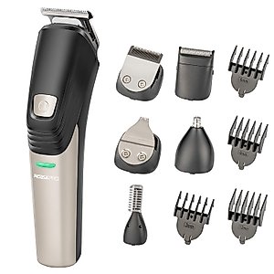 Hair Clippers for Men Beard Trimmer 6 in 1 Hair Trimmer Pro Haircut Kit Cordless USB Charging Rechargeable Waterproof Low Noise