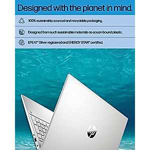 HP Pavilion Laptop, Intel Iris X Graphics, 12th Generation Intel Core processor, 8 GB RAM, 512 GB SSD, BrightView Full HD Display, Windows11 Home OS, Dual Computer Speakers, Wi-Fi 6(15-eg2010nr, 2022)