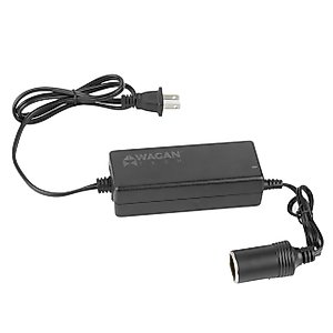 Wagan EL9903 AC to DC Power Adapter 5A 60W Power Converter 110V AC to 12V DC Cigarette Lighter Socket Adapter for 12V Car portable Fridge ETL listed