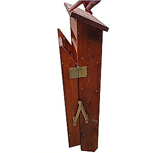 LUCEAE Step Stool Wooden Folding Step Stool Portable Wide Tread Non-Slip Step Chair,Multi-Purpose Step/Stair Chair Home Library 5 Step Closet/Bedroom/Closet/Bedroom Step Stool