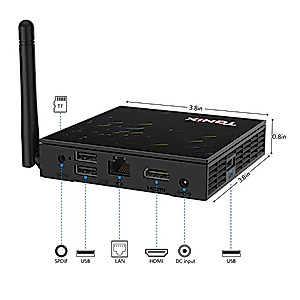 TUREWELL TV Box, TX68 Android 12.0 TV Box 4GB RAM 32GB ROM,H618 Quad Core Smart Android Box Support 2.4/5.8GHz Dual WiFi 4K H.264 HD