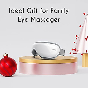 RENPHO Eye Massager with Heat, Birthday Gift Bluetooth Music Heated Eyeris 1 Massager for Migraines, Relax and Reduce Eye Strain Dark Circles Eye Bags Dry Eye Improve Sleep, Gift for Wife/Men