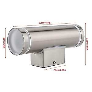 LED Wall Light，1Pc Up and Down Wall Light Indoor Outdoor Home Garden Lawn Decor Lamp LED Bulbs Included