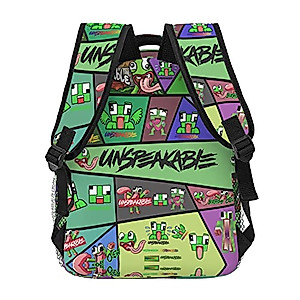 Frog Backpack For Boys Teen Cartoon Backpack High Capacity Bookbag 3d Printed Lightweight Travel Backpack