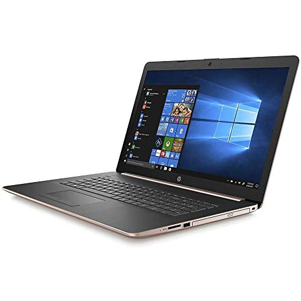 HP 17.3" HD+ Touchscreen Laptop | Intel core i5 | 16GB DDR4 Memory | 2TB HDD | DVD-RW | Card Reader | HDMI | Bluetooth | WiFi | Windows 10 Home | Rose Gold