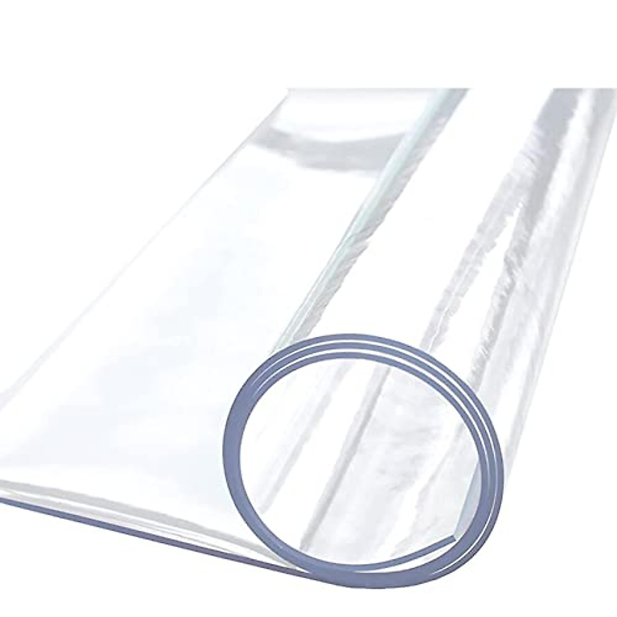 Clear PVC Desk Chair Mat Chair Mat for Carpet Floors, Floor Protectors for Chairs, Floor Mat for Home Office Study,0.8/0.9/1/1.2/1.4/1.6m Wide,Waterproof Clear Carpet Runner for Hallway & Hardwood Fl