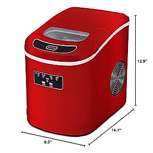 Whynter IMC-270MR Compact Portable 27 lb capacity-Red Ice Makers, One Size