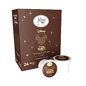 Joffrey's Coffee - Disney French Roast Blend, Artisan Dark Roast, Arabica Coffee Beans, Full-Bodied Blend, Hints of Caramel & Chocolate, Keurig 2.0 Compatible (Single Serve, 24 Count)