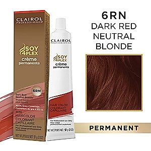 Clairol Professional Permanent Crème, 6rn Dark Red Neutral Blonde, 2 oz (Pack of 1)