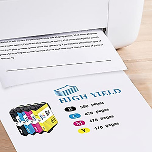 Weemay Remanufactured 288XL 288 Ink Cartridge Replacement for Epson 288XL Ink Cartridge Combo Pack T288XL Compatible with Expression Home XP-440 XP-330 XP-340 XP-430 XP-446 XP-434 Printer(4 Pack)