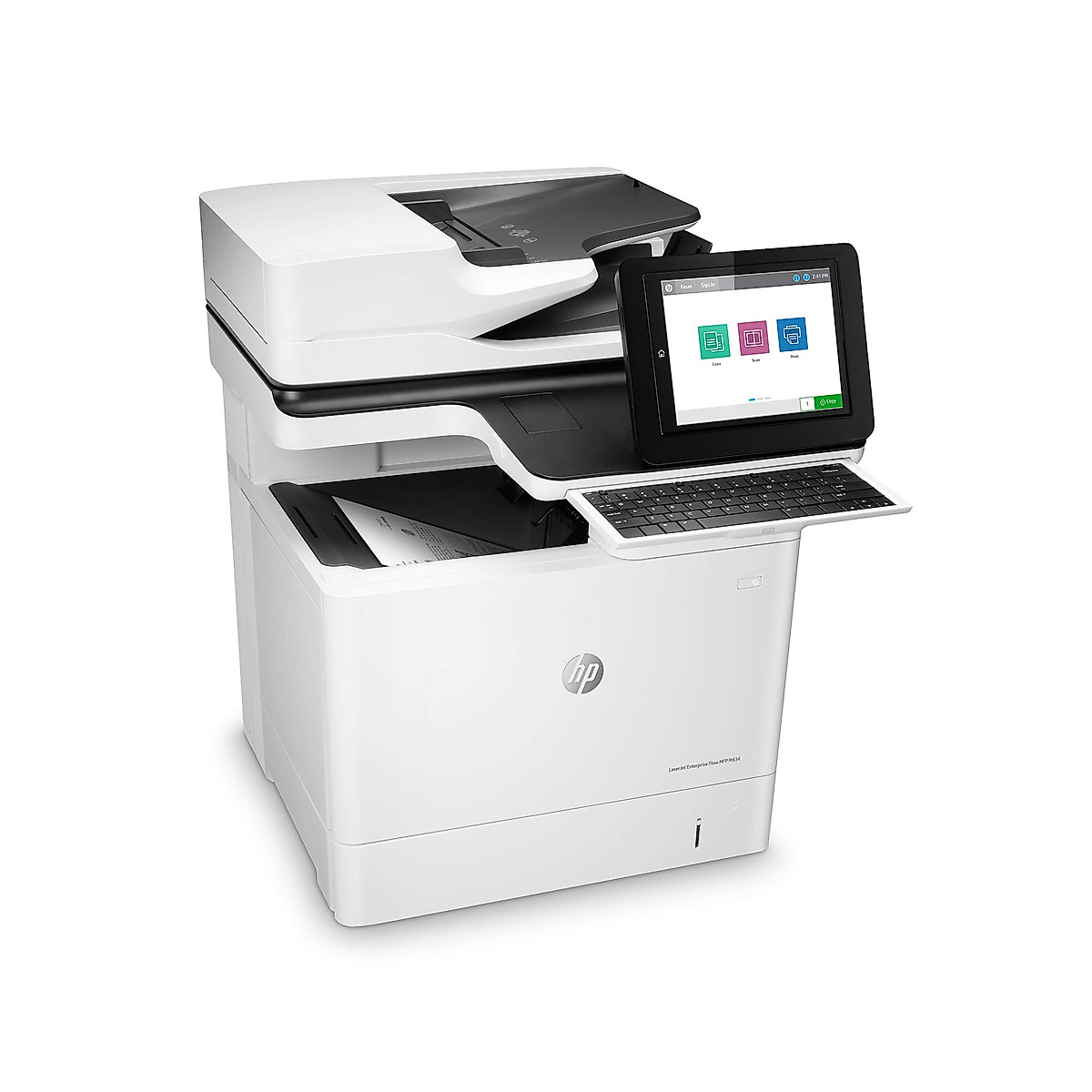 HP LaserJet Enterprise Flow MFP M634h Monochrome All-in-One Printer with built-in Ethernet & 2-sided printing (7PS95A)