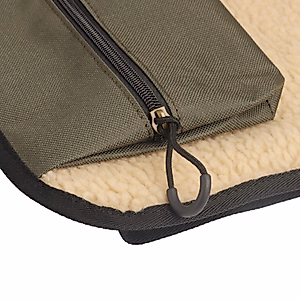 TOURBON Shooting Hunting Roll-up Gun Cleaning Mat Pad with Tool Storage Pocket