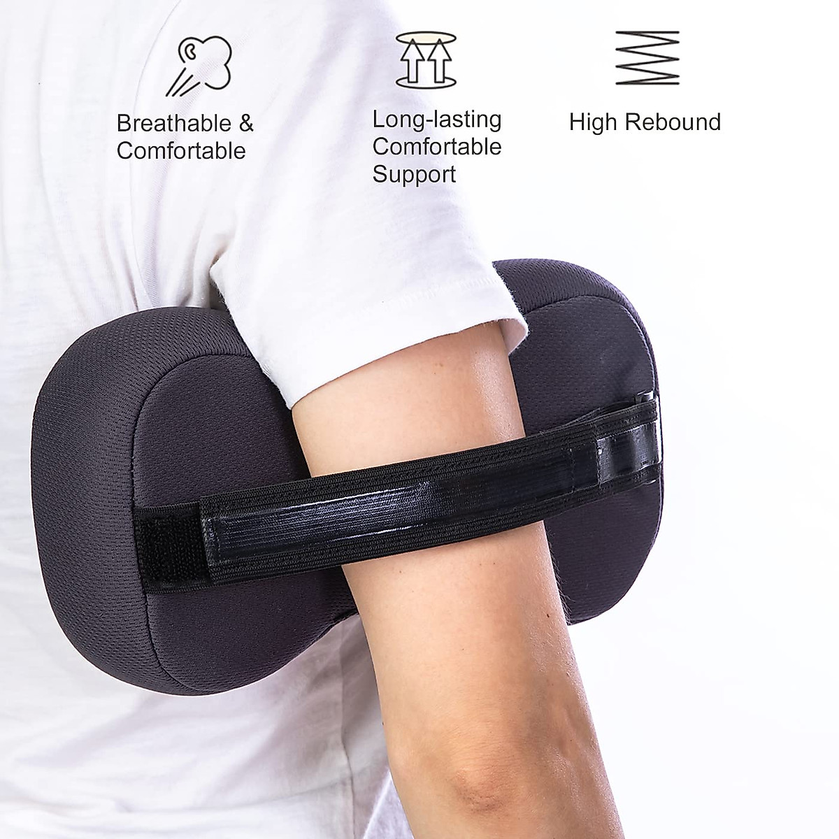 Shoulder Support Pillow for Shoulder Pain Relief - Adjustable Shoulder Pillow for After Shoulder Brace, Rotator Cuff Brace, Arm Sling - Injury Prevention and Assisting Recovery in Athletes