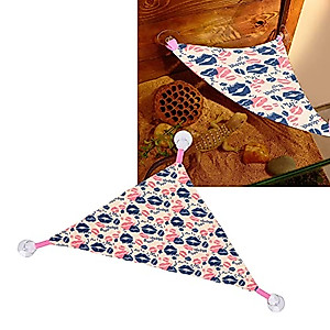 Hanging Reptile Hammock, 2pcs Reptile Hammock for Geckos (Lip Size M)
