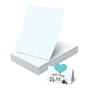 White Cardstock Paper 8.5 x 11, 60 Sheets 250g Premium White Card Stock Printer Paper, Heavy Construction Paper for card making, scrapbooking, craft