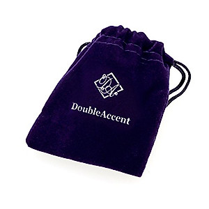 DoubleAccent 6MM Stainless Steel Cross Rosary Spinner Praying Ring, 13