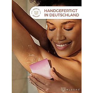 WLDOHO Shaving Soap for Women - Firm Shave Soap with Beautiful Scent - Vegan and Long-lasting Shaving Foam Sexy Cherry