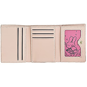 Sweet Dream Women Cute Small Pink Wallet Card Holder Short Trifold Wallet Lady Coin Purse