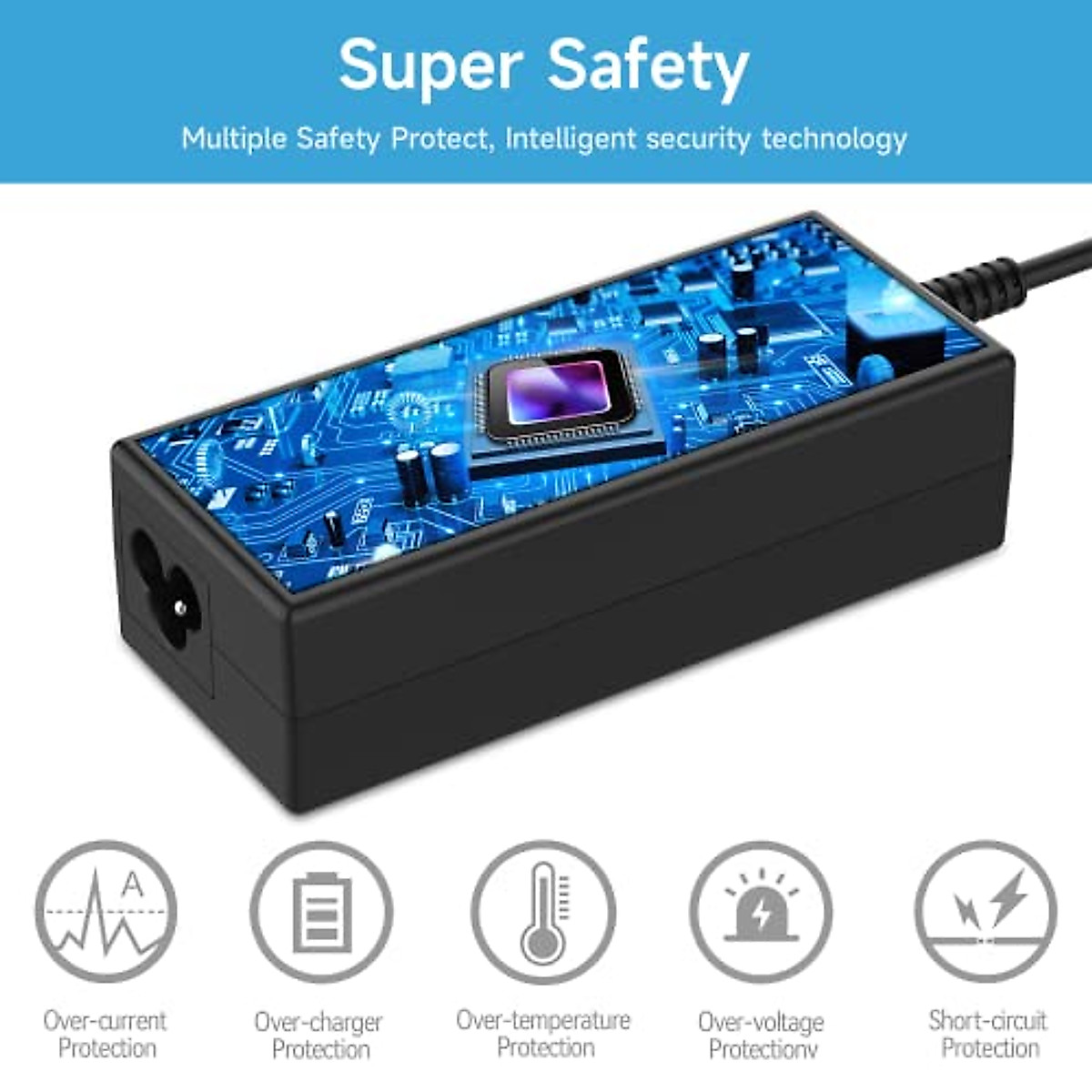 HP 65W AC Adapter Laptop Charger Replacement for HP EliteBook 840 830 850 820 745 G3 G4 G5 G6, HP Pavilion x360 15 13,HP Notebook 14 15, HP Envy X360 15 17 13 15-w117cl 17m-bw0013dx Power Supply Cord