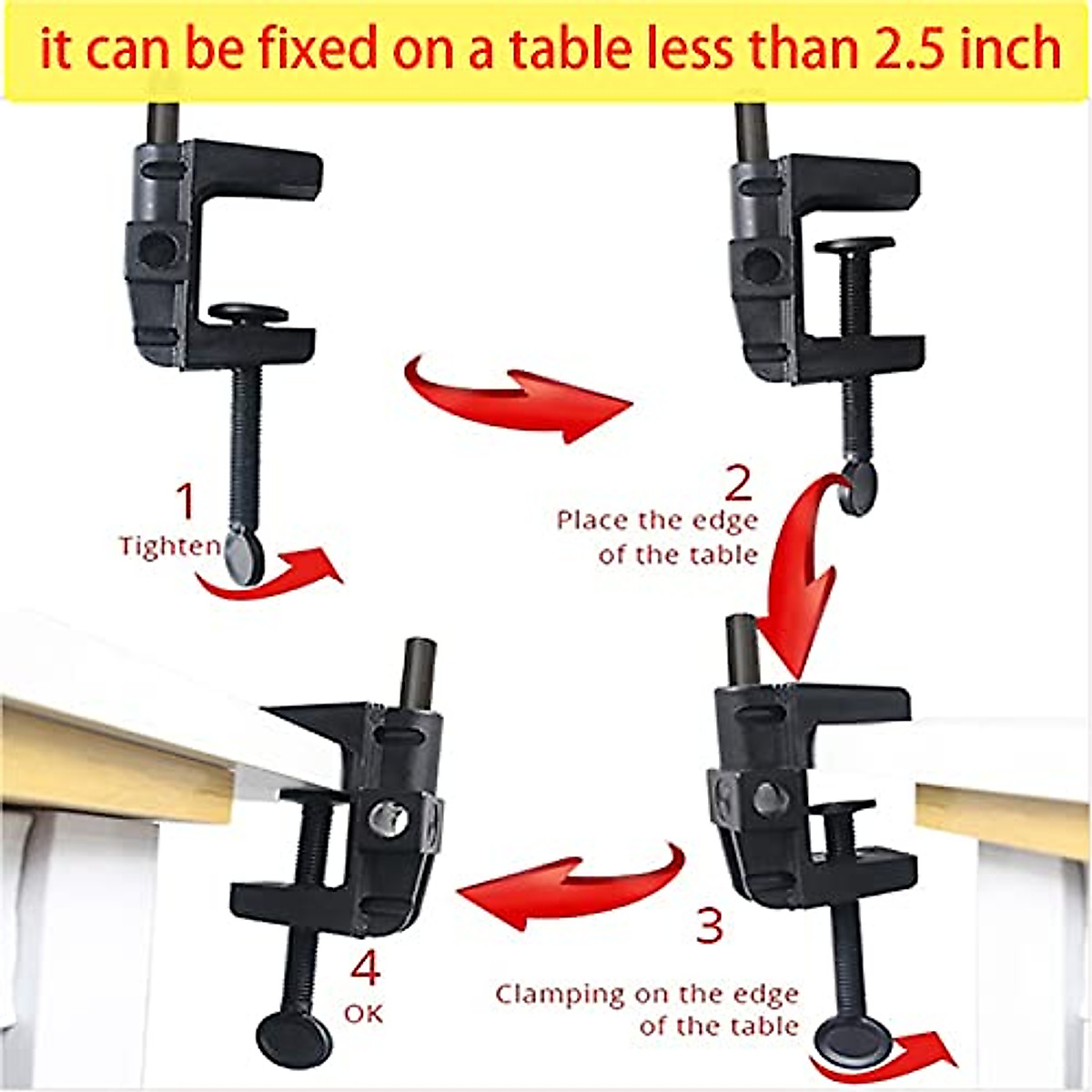 Pakoula Balloon Arch Kit Plastic Balloon Column Stands with Bases,Balloon Arch Stand Adjustable For Different Table Sizes Birthday, Wedding, Christmas, Graduation,And Welcome Home Party Decorations (black)