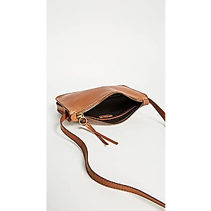 Madewell Women's The Simple Crossbody Bag, English Saddle, Tan, Brown, One Size