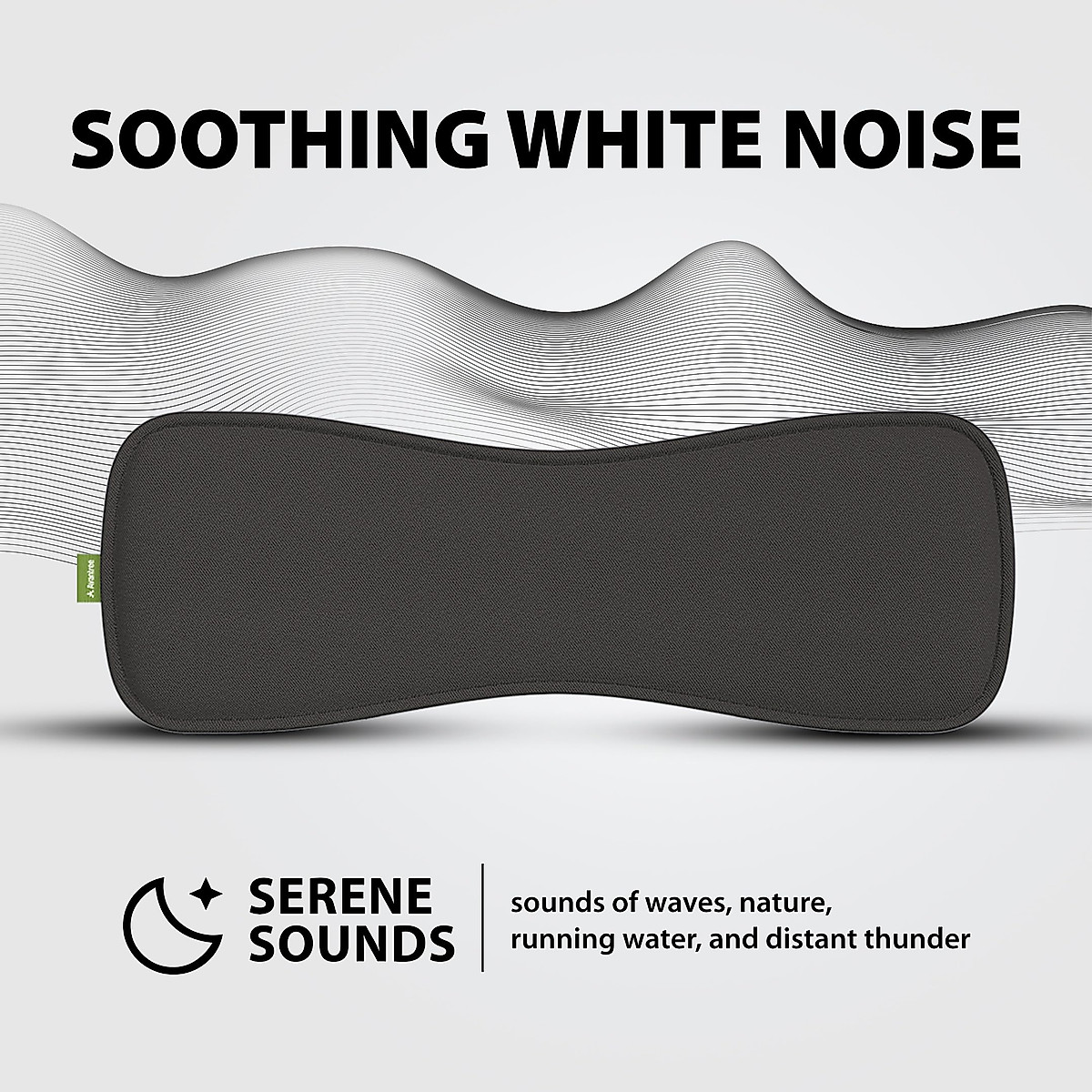 Avantree Slumber - Pillow Speaker for Sleeping, Private Audio with Built-in White Noise, Bluetooth & AUX Support, Volume Control, Sleep Timer, Charge Free for Home Use, Sleep Aids Headphones