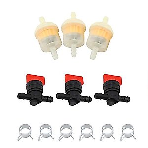 Fuel Gas Tanks Shut Off Valves Filters Clamps Garden Brush Cutter Lawnmower Accessory