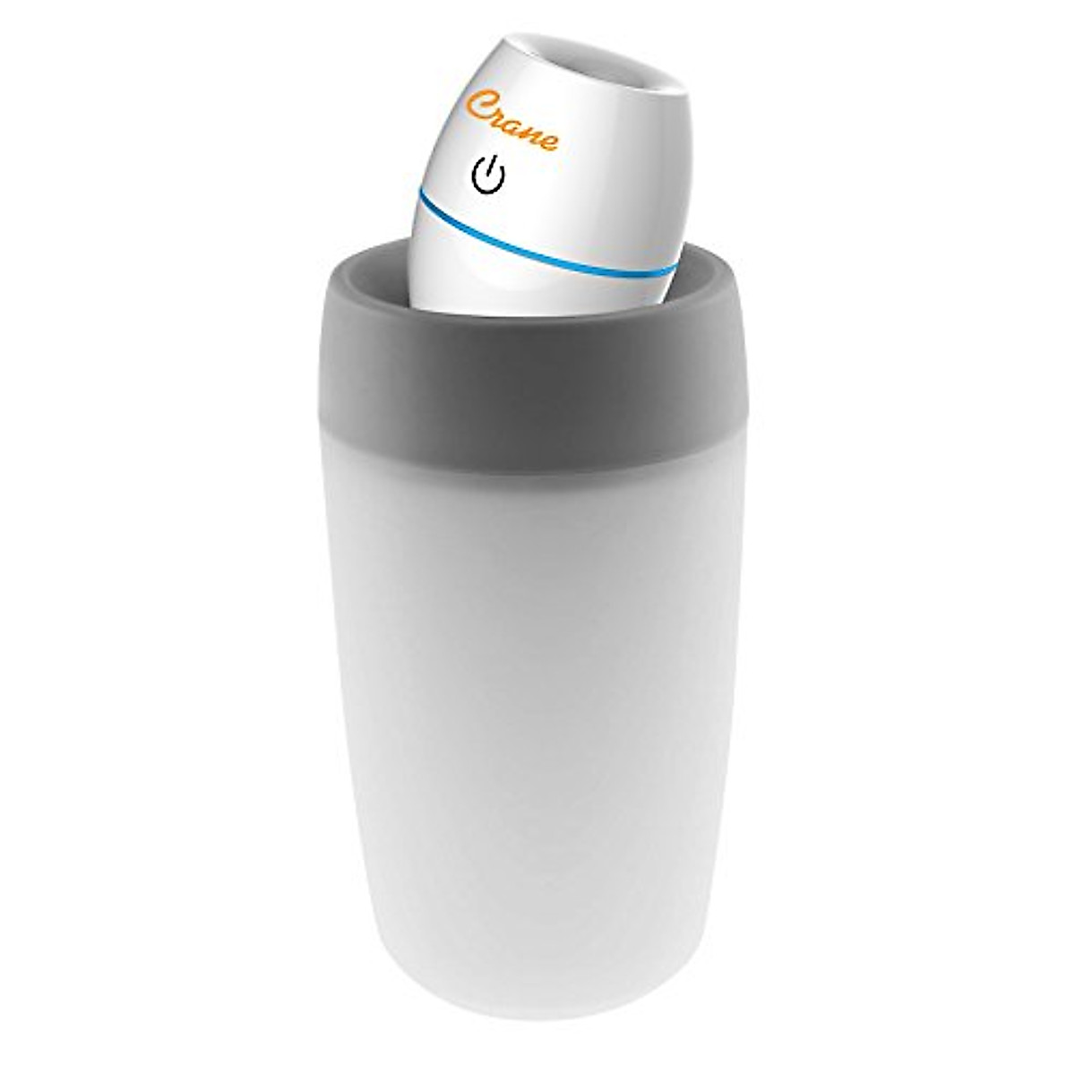 Crane USA INC EE-5950 Travel Ultrasonic Cool Mist Humidifier, 8-Ounces, 1 Count (Pack of 1), White