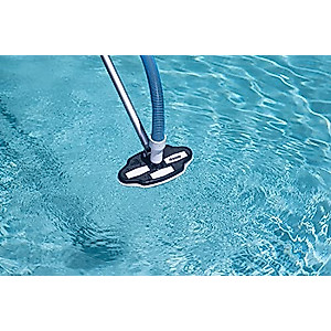 Poolmaster 27412 Deluxe Vinyl Liner Swimming Pool Vacuum, Premier Collection, Medium, Black