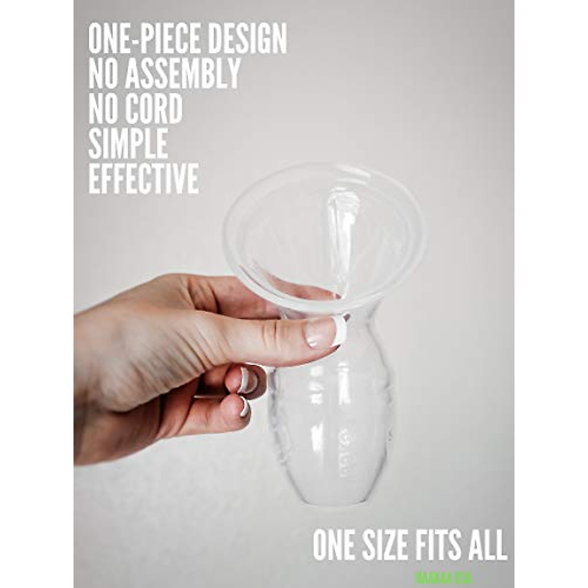 Haakaa Silicone Breastfeeding Manual Breast Pump Milk Pump 100% Food Grade Silicone BPA PVC and Phthalate Free