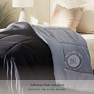 BELADOR Queen Comforter All-Season Duvet Insert Queen Size Bed Comforter - Down Alternative Comforters, Mid-Plush Lightweight Comforter, Box Quilted Siliconized Fiberfill Oeko-Tex Hotel Comforter