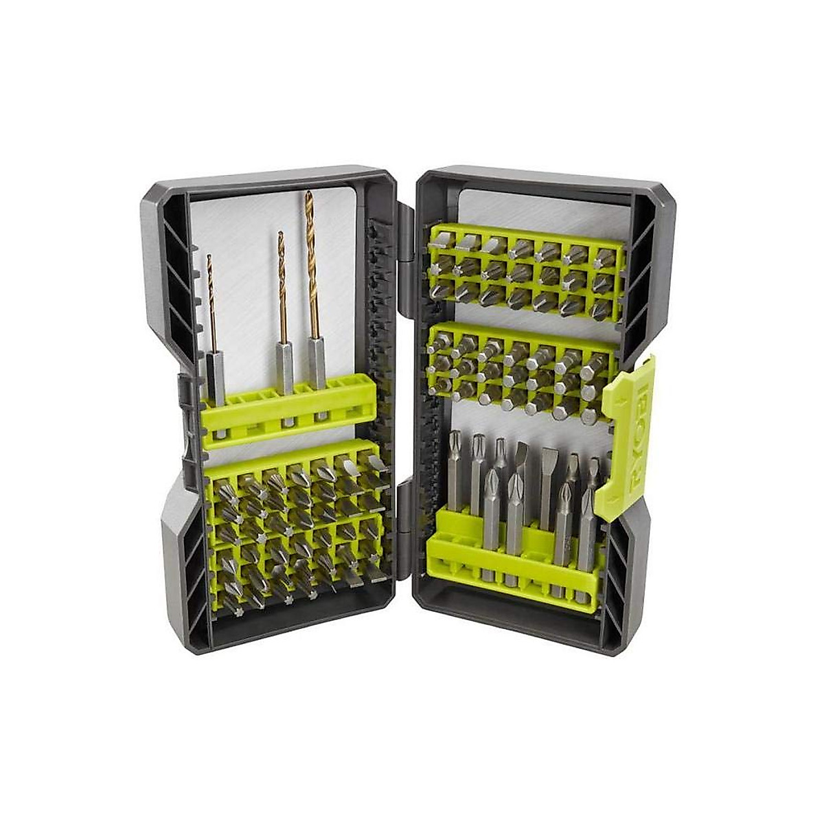 RYOBI A981033QP Titanium Coated Steel Drill and Drive Kit (103-Piece)