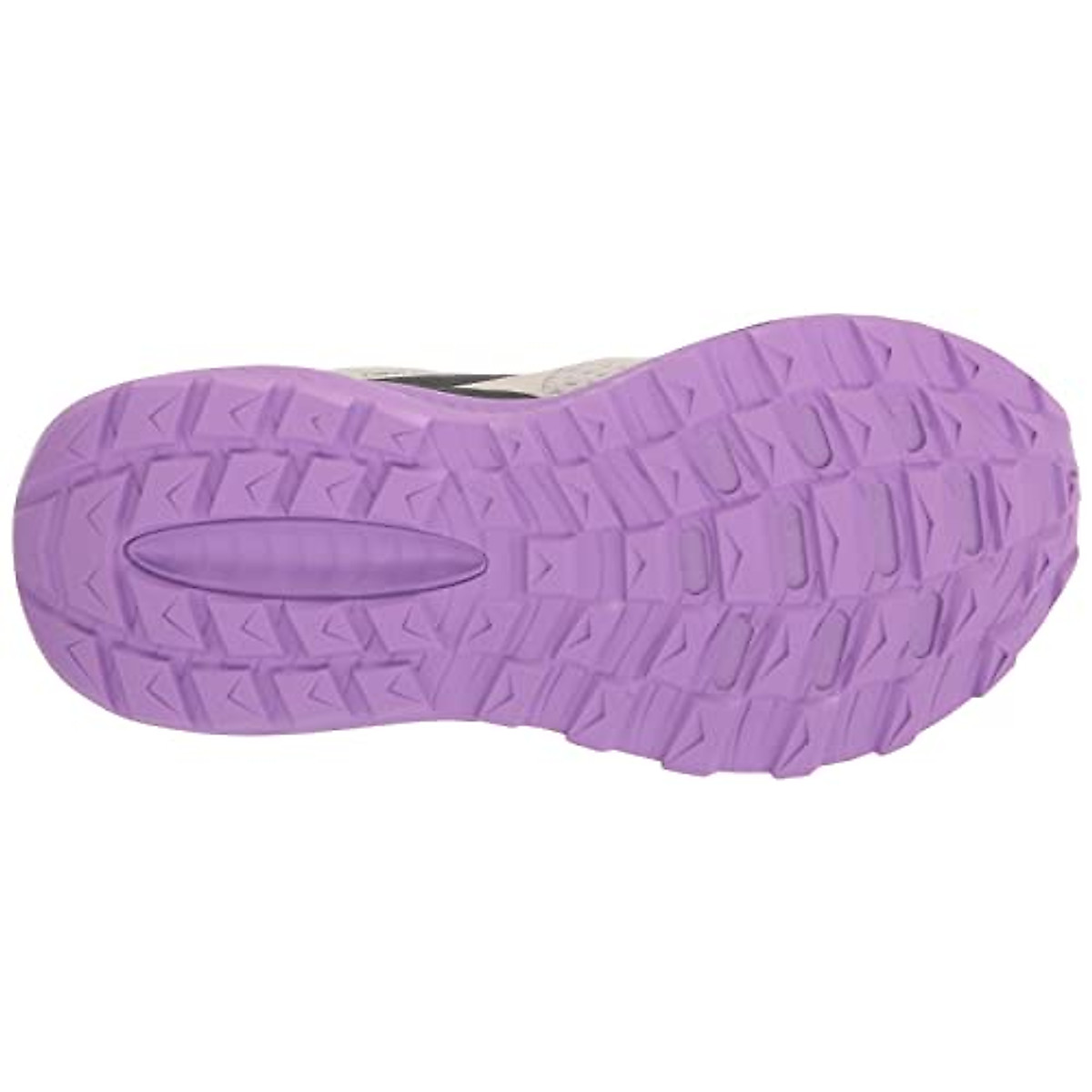 New Balance Women's DynaSoft Nitrel V5 Trail Running Shoe, Timberwolf/Phantom/Electric Purple, 8 Wide