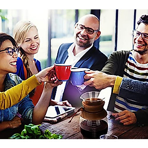 AGOGO Pour Over Coffeemaker Dripper with 304 Stainless Steel Filters Carafe High Capacity 10 Cup